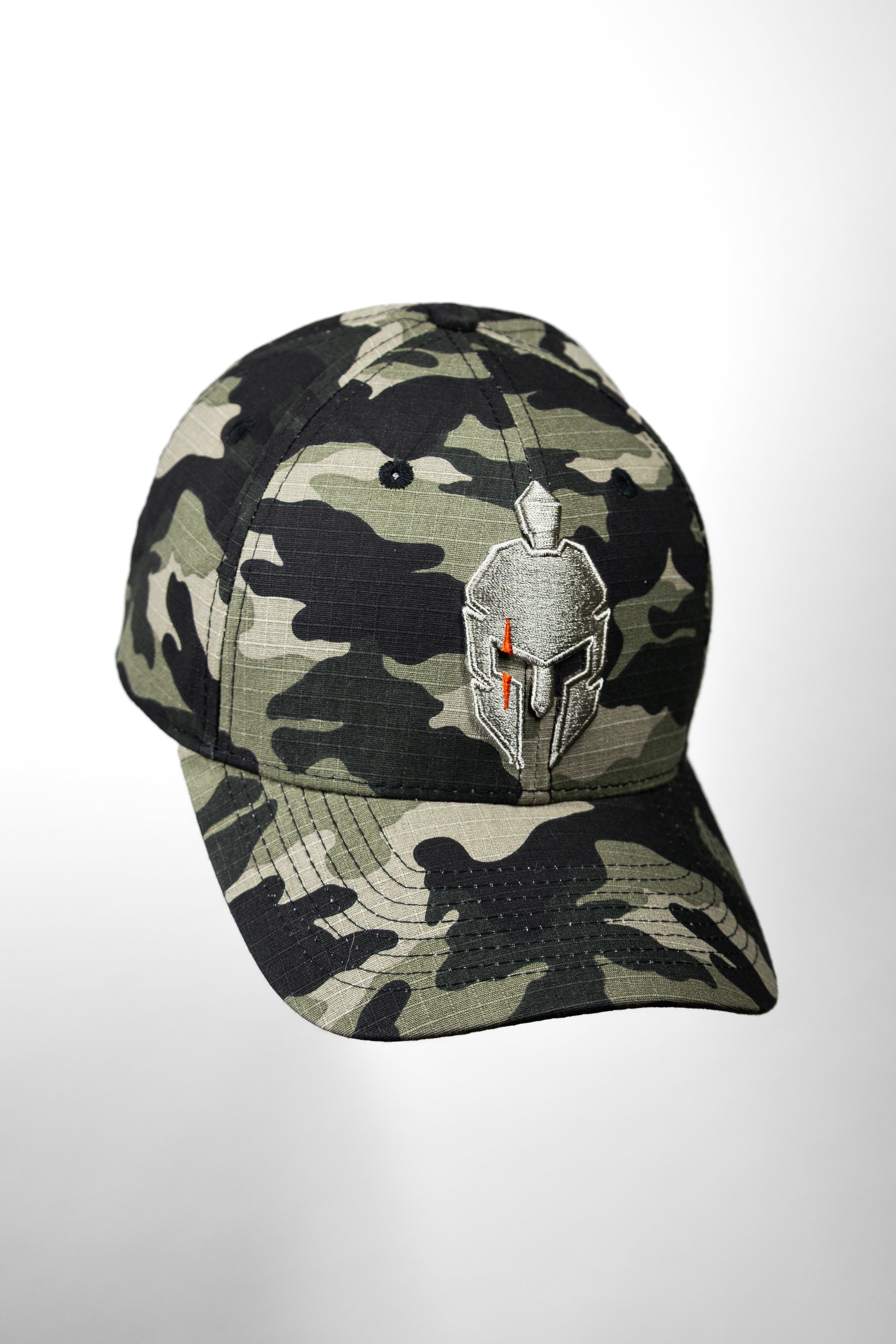 Recon Camo Cap – Embroidered Spartan Logo Hat | Strength of One